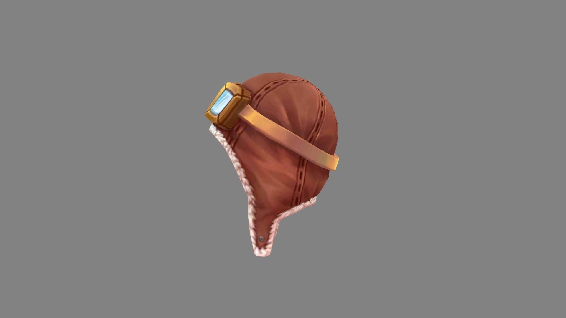 3D model Cartoon aviator hat - air force hat VR / AR / low-poly | CGTrader