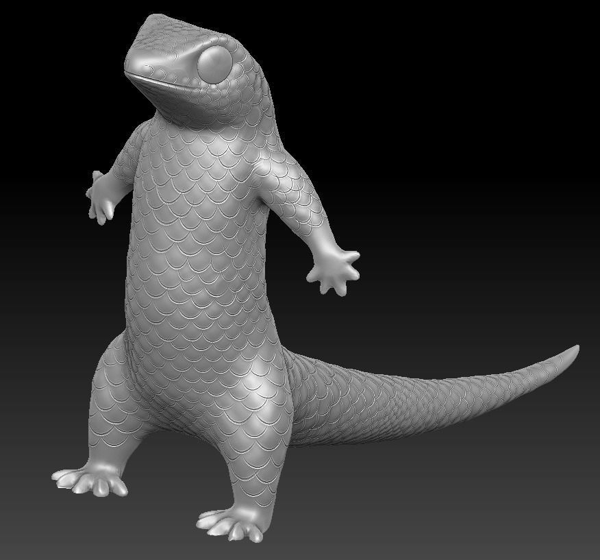 3D model LIZARD GECKO 3d model PBR TEXTURED includes Hi Poly model VR ...