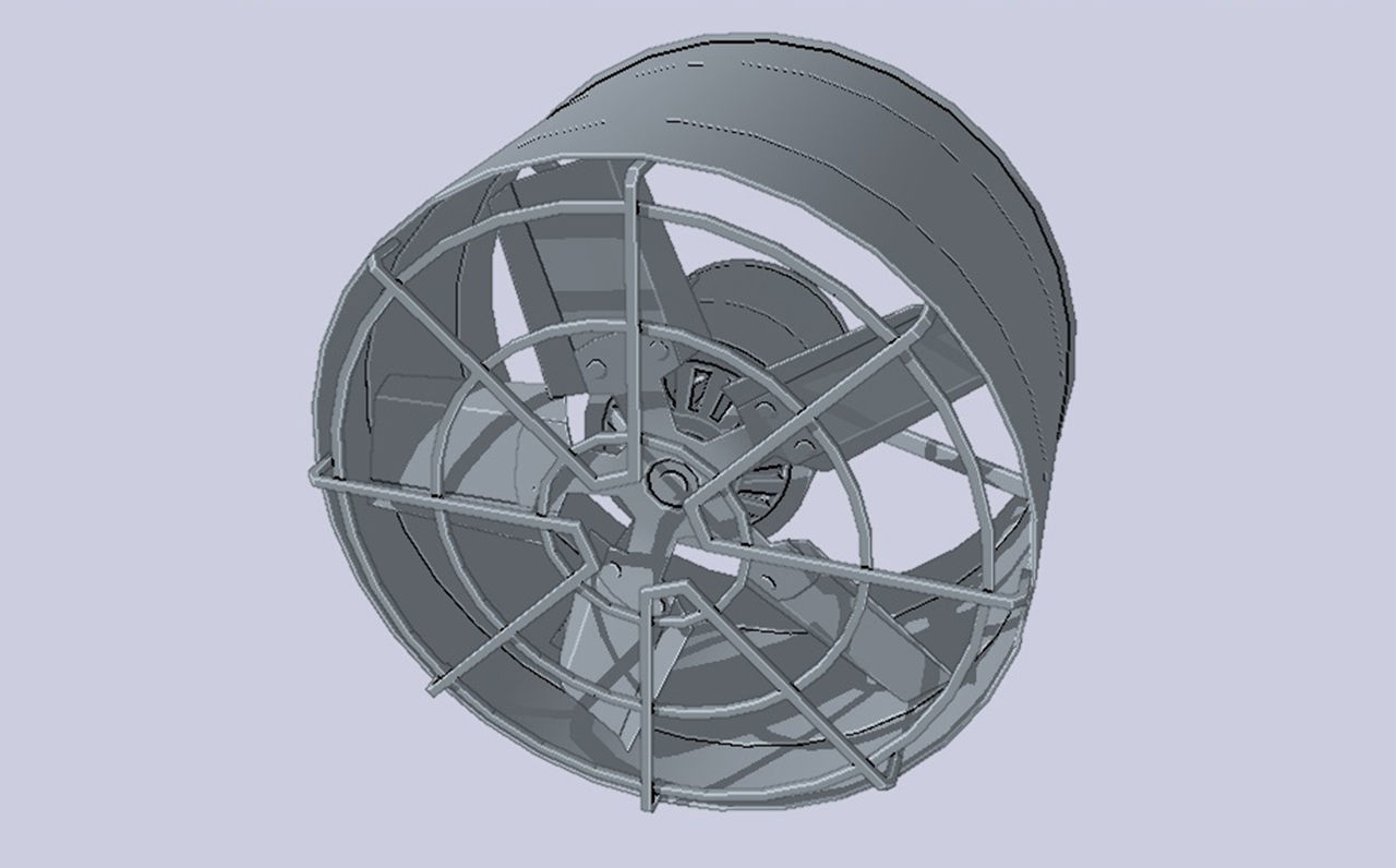 3D model Industrial exhaust fan VR / AR / low-poly | CGTrader