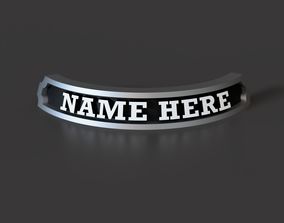 Nameplate 3D Printing Models | CGTrader