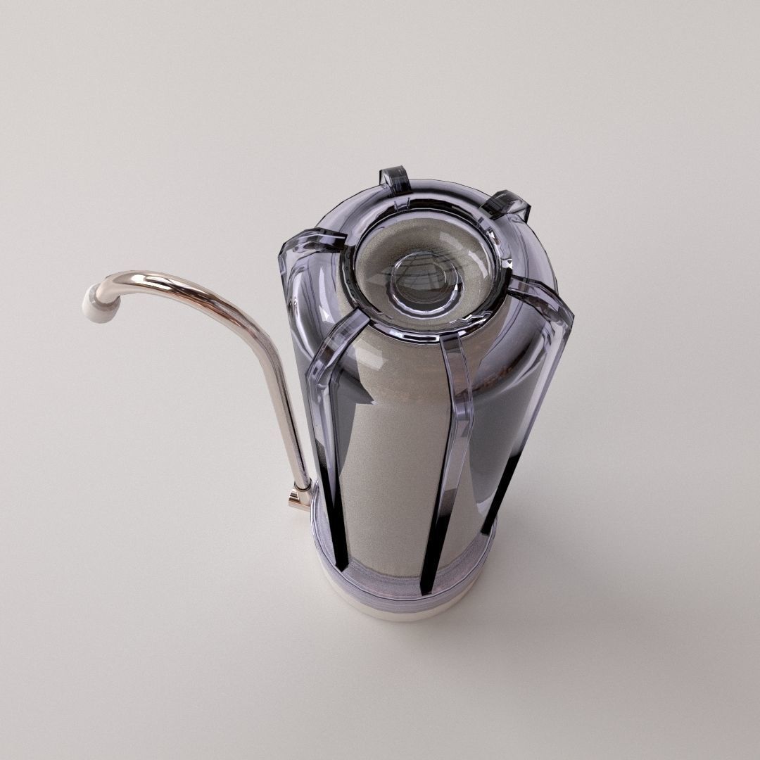Countertop Drinking Water Filter 3D model | CGTrader