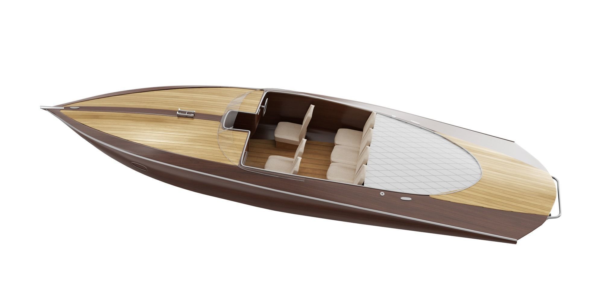 Speed boat BLENDER 3D Model Cycles 3D model | CGTrader