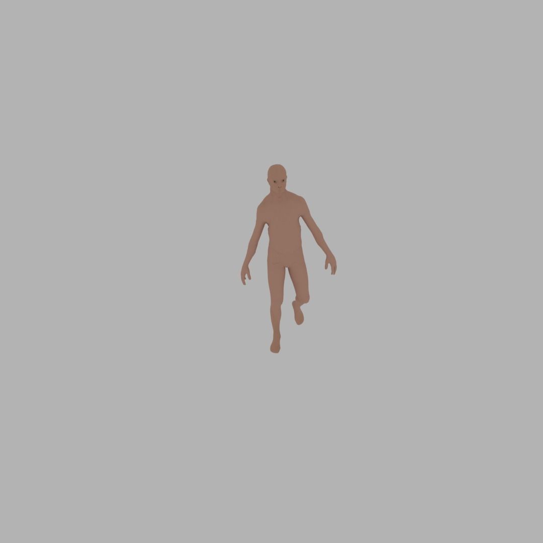 basic human 3D model animated rigged | CGTrader