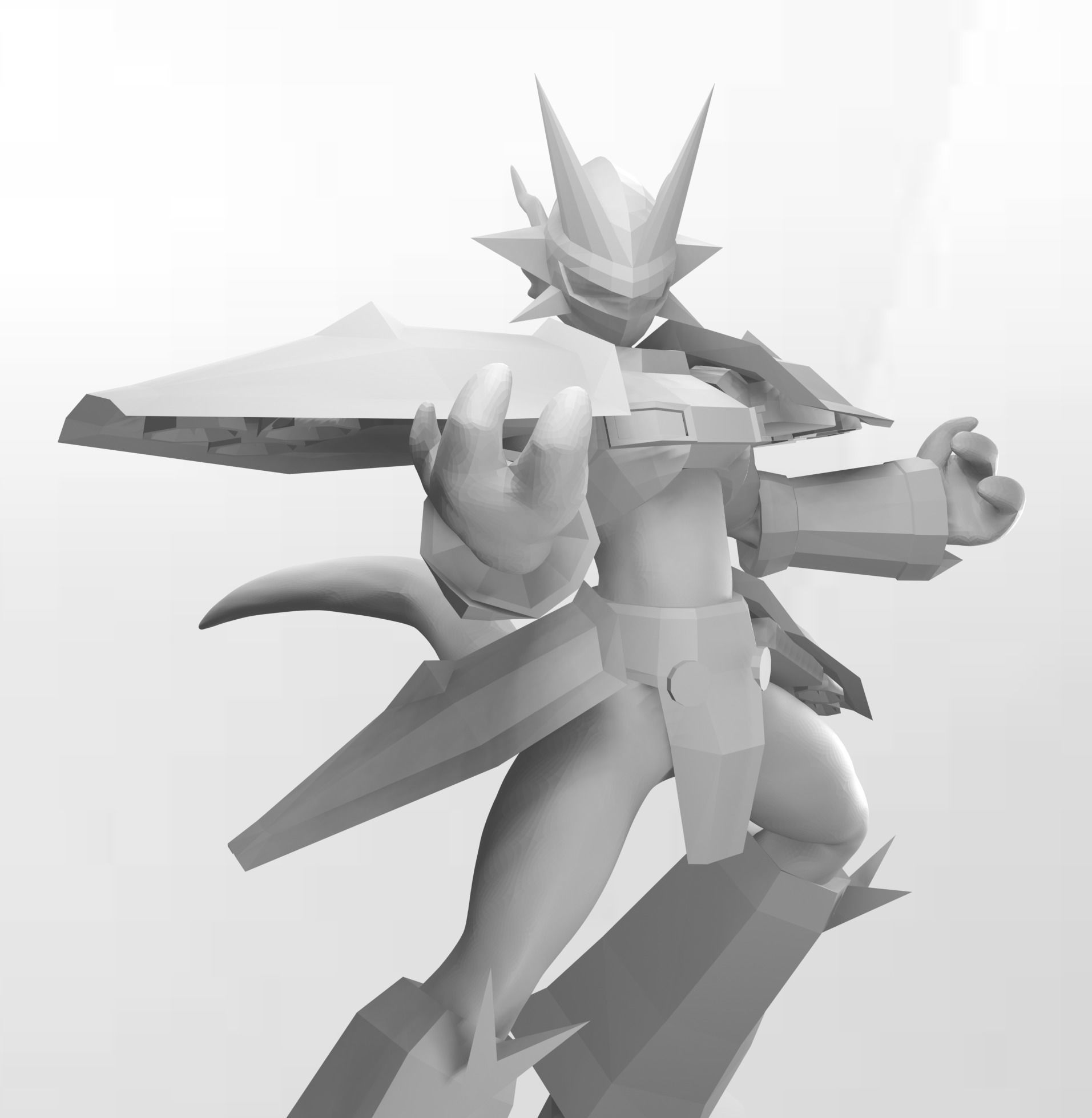 Digimon - Magnamon 3D Printing Model 3D print model 3D model 3D ...