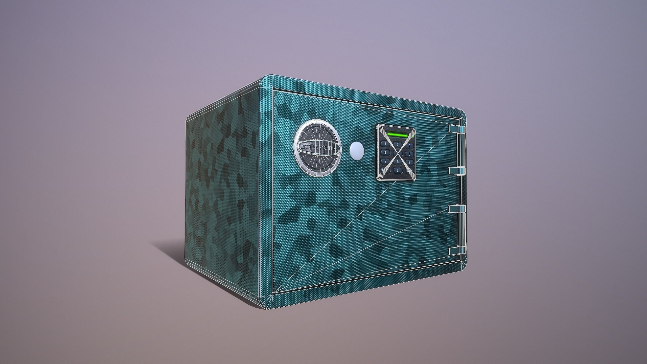 3D model Small Security Safe VR / AR / low-poly | CGTrader