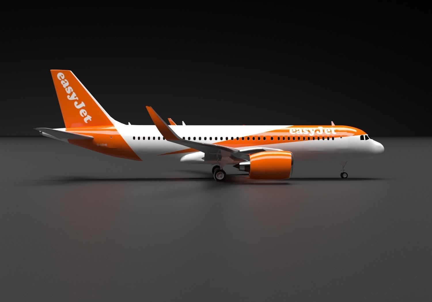 Airbus A320 NEO EasyJet Livery 3D model | CGTrader
