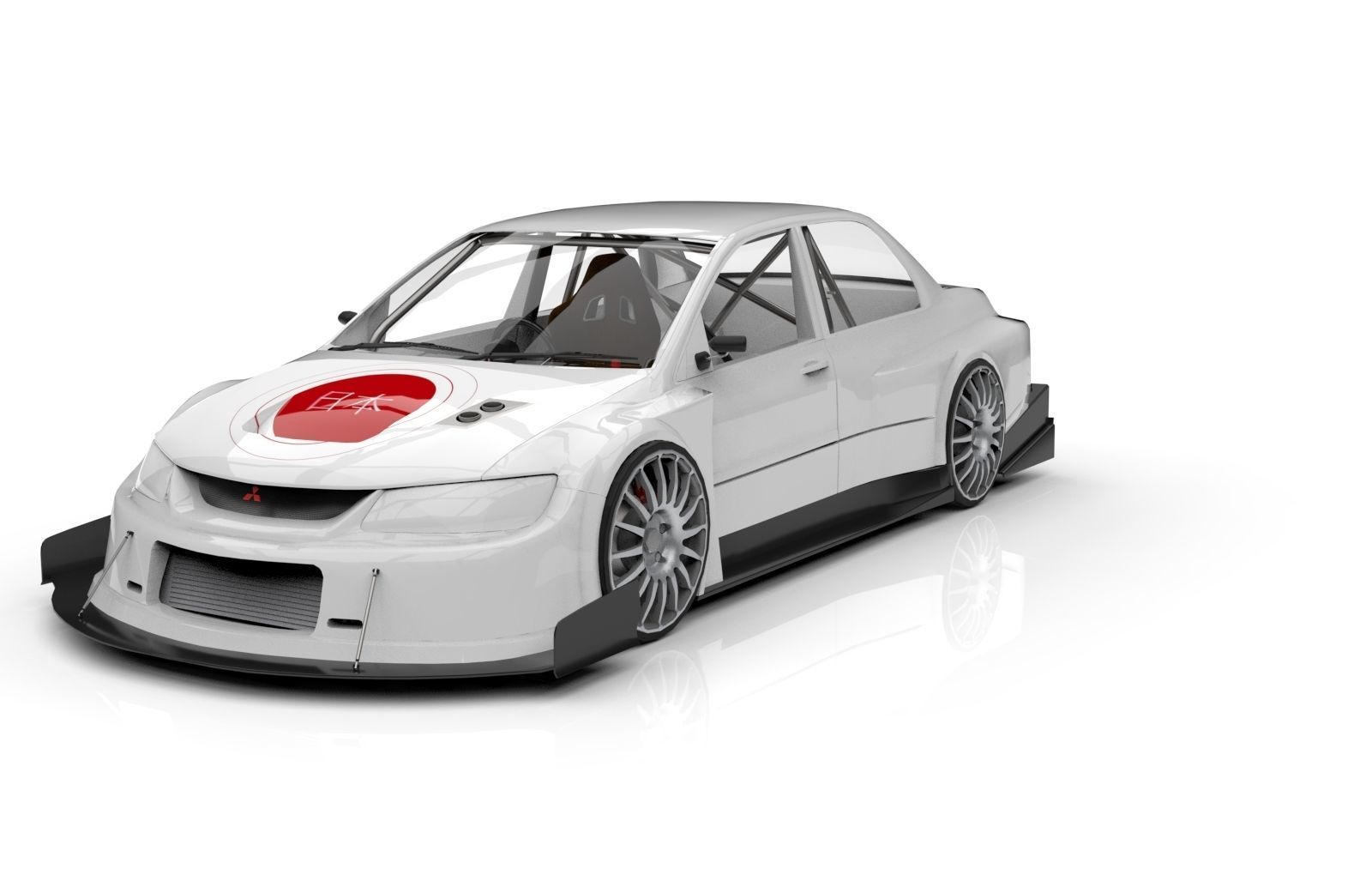 Mitsubishi Lancer Evolution free 3D model | CGTrader