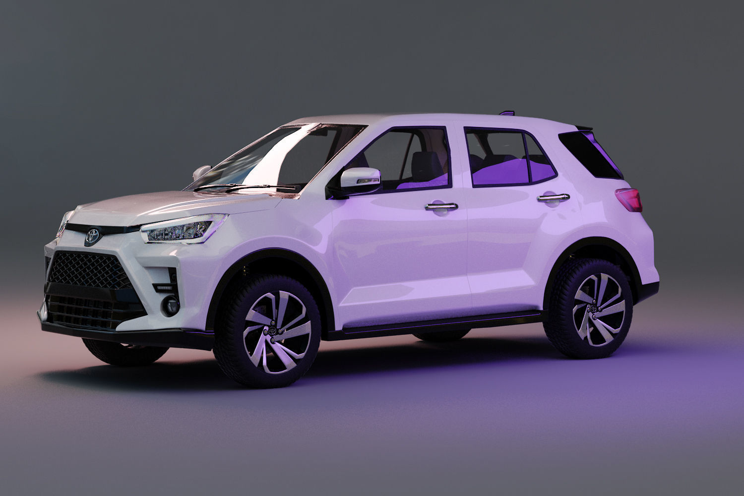 Toyota Raize with interior 3D model | CGTrader