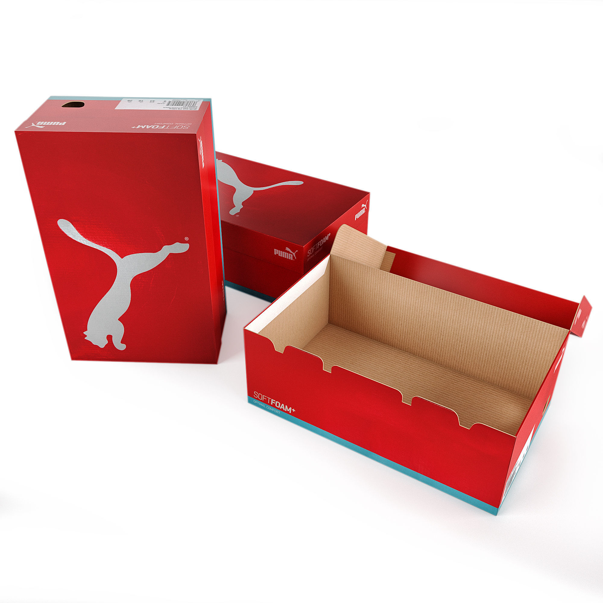 Box Puma 3D model | CGTrader