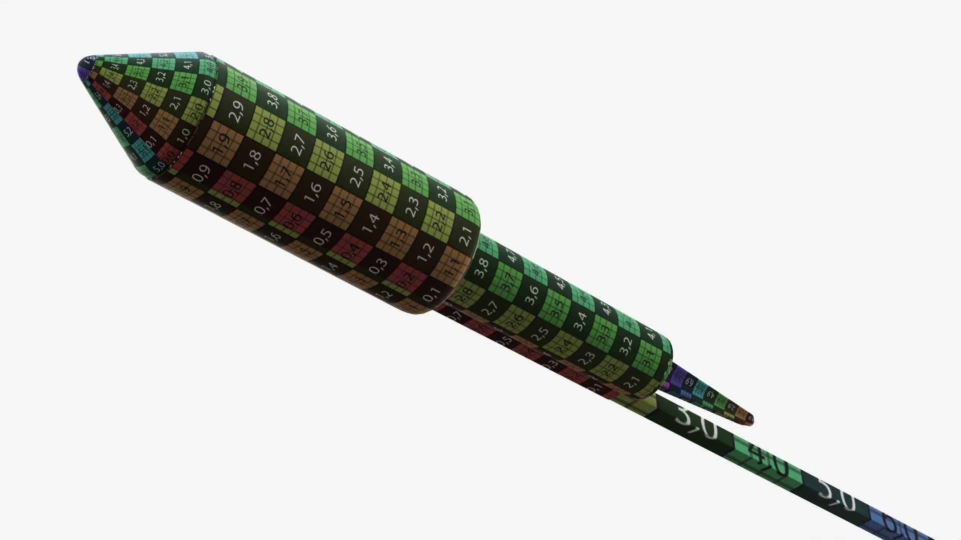 Rocket fireworks 01 3D model | CGTrader