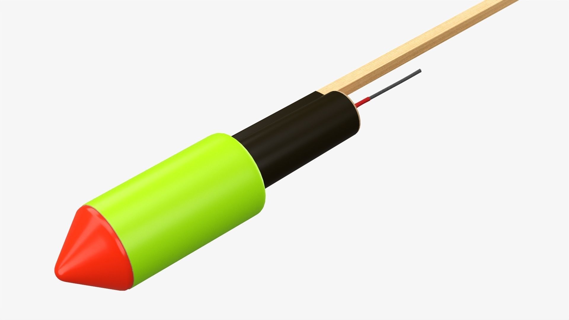 Rocket fireworks 03 3D model | CGTrader