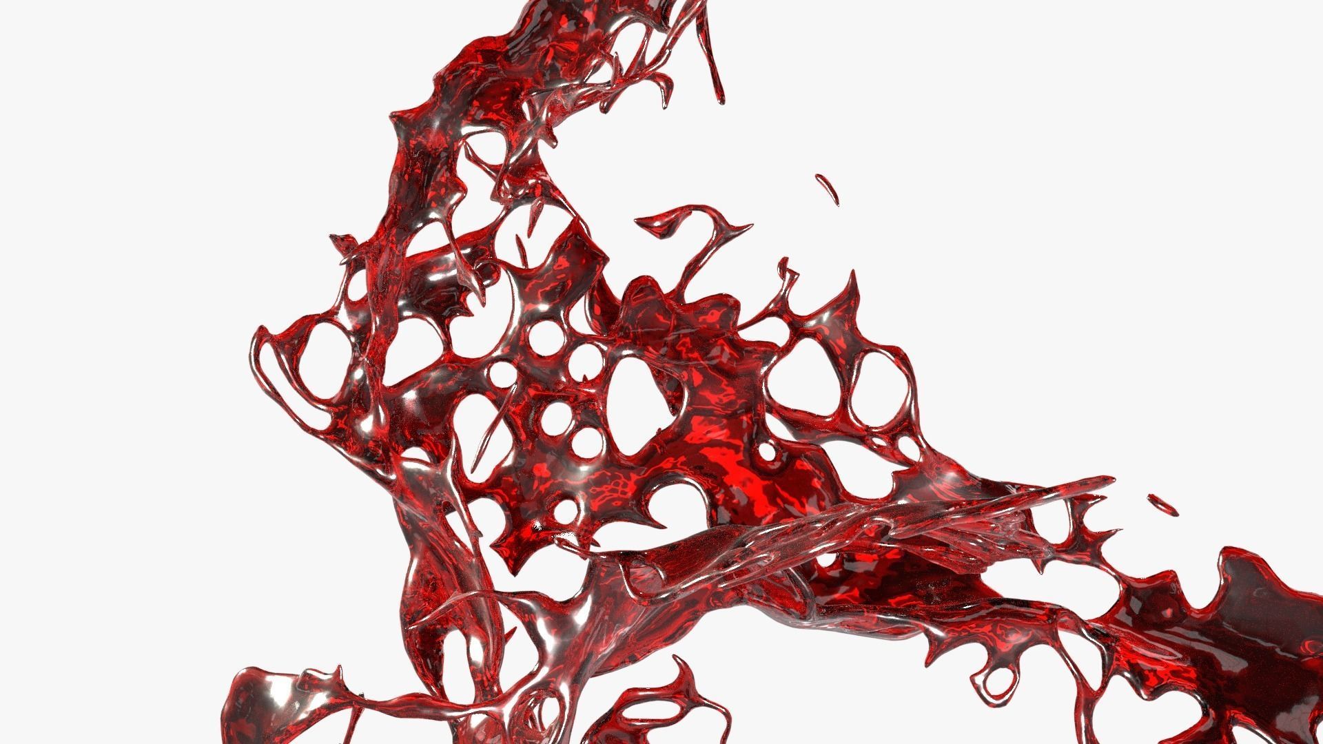 Blood Splash free 3D model | CGTrader