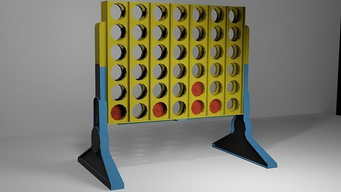 Connect Four Model 3D model | CGTrader