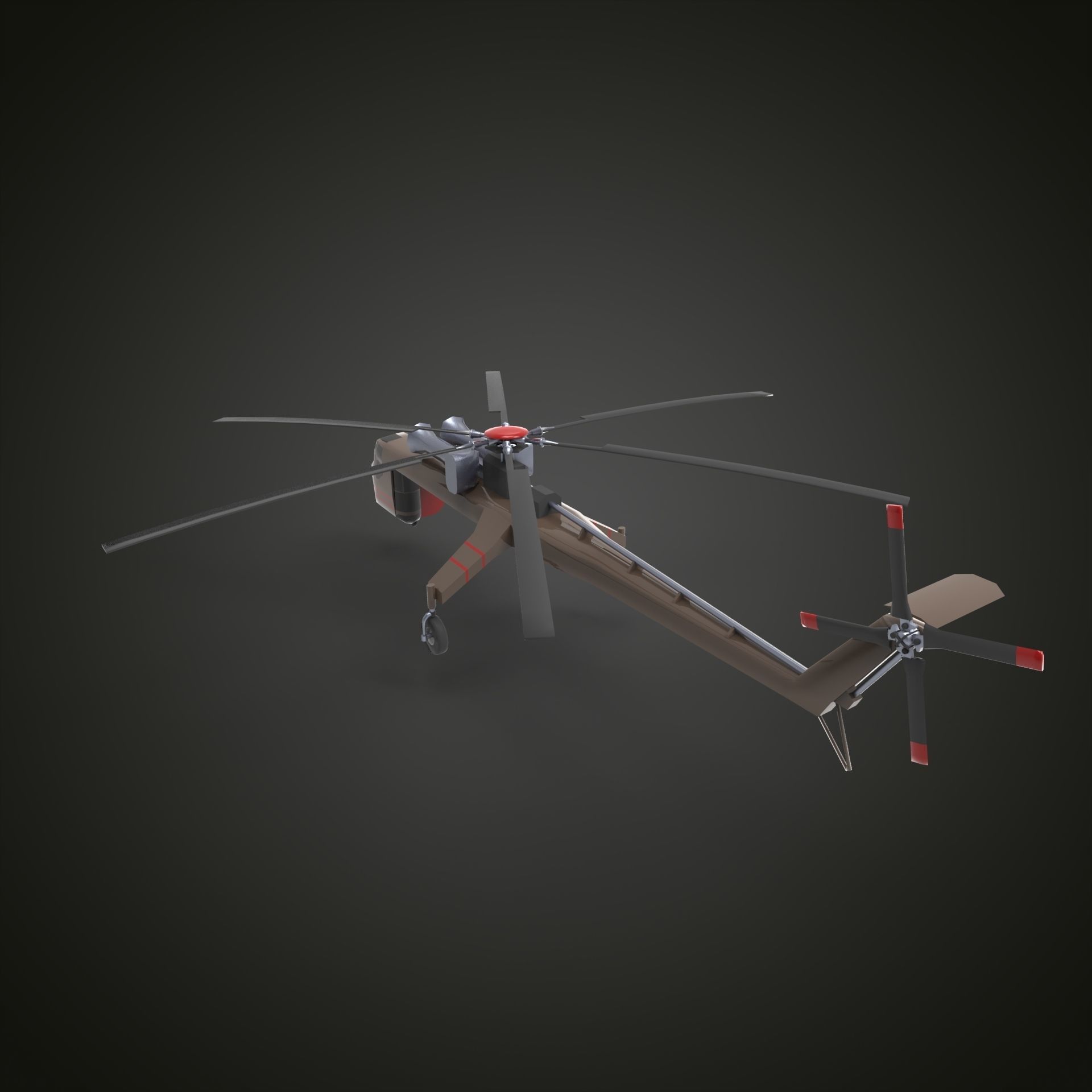 Sikorsky CH-54 3D model | CGTrader