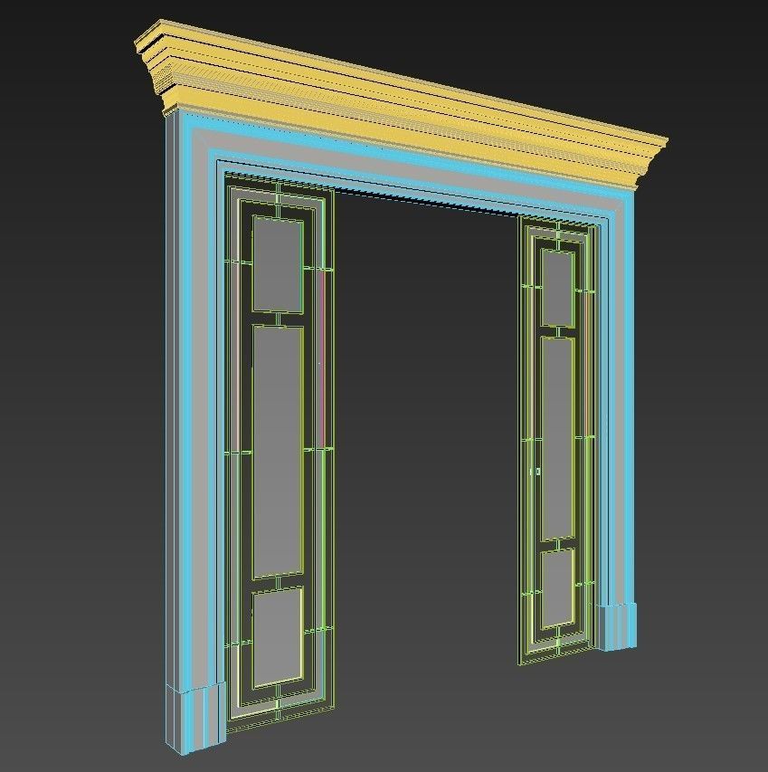 Door portal 3D model | CGTrader