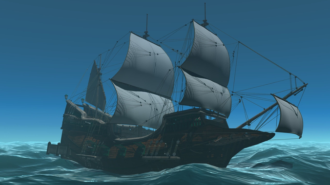 Detailed Ship free 3D model | CGTrader