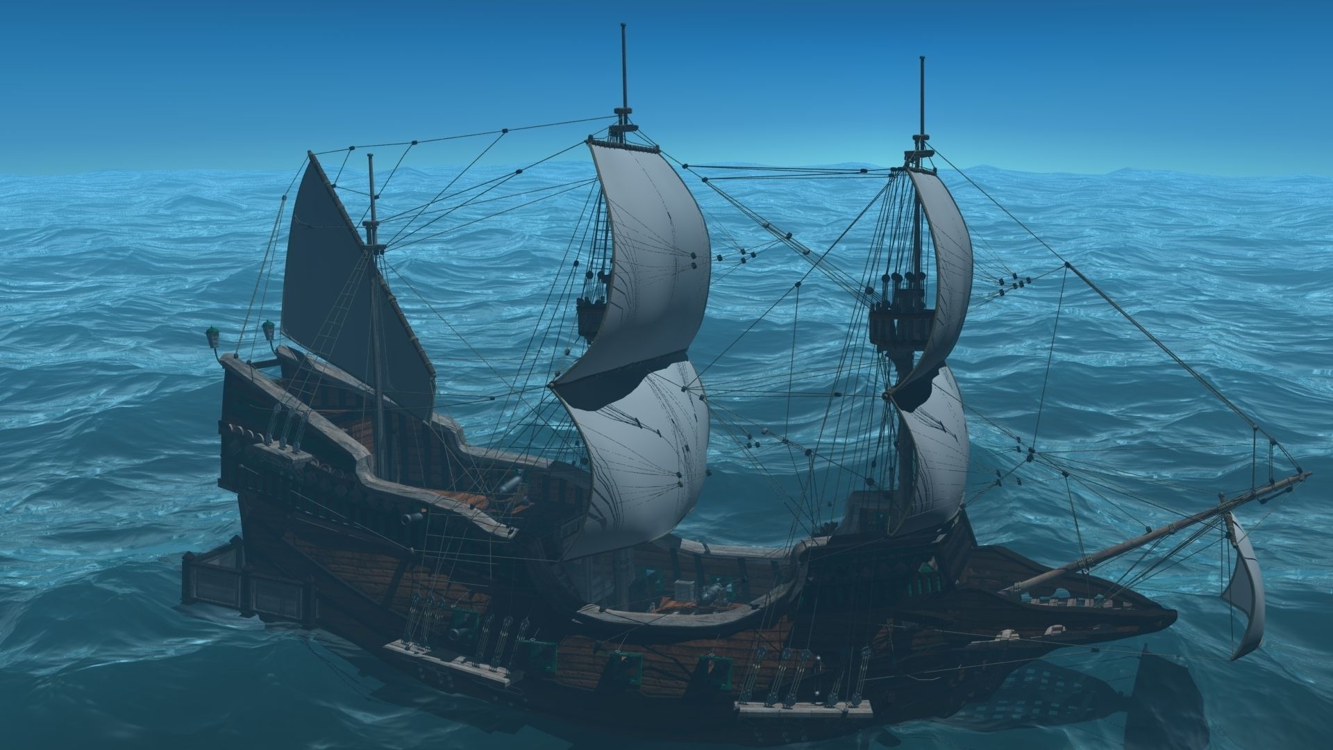Detailed Ship free 3D model | CGTrader