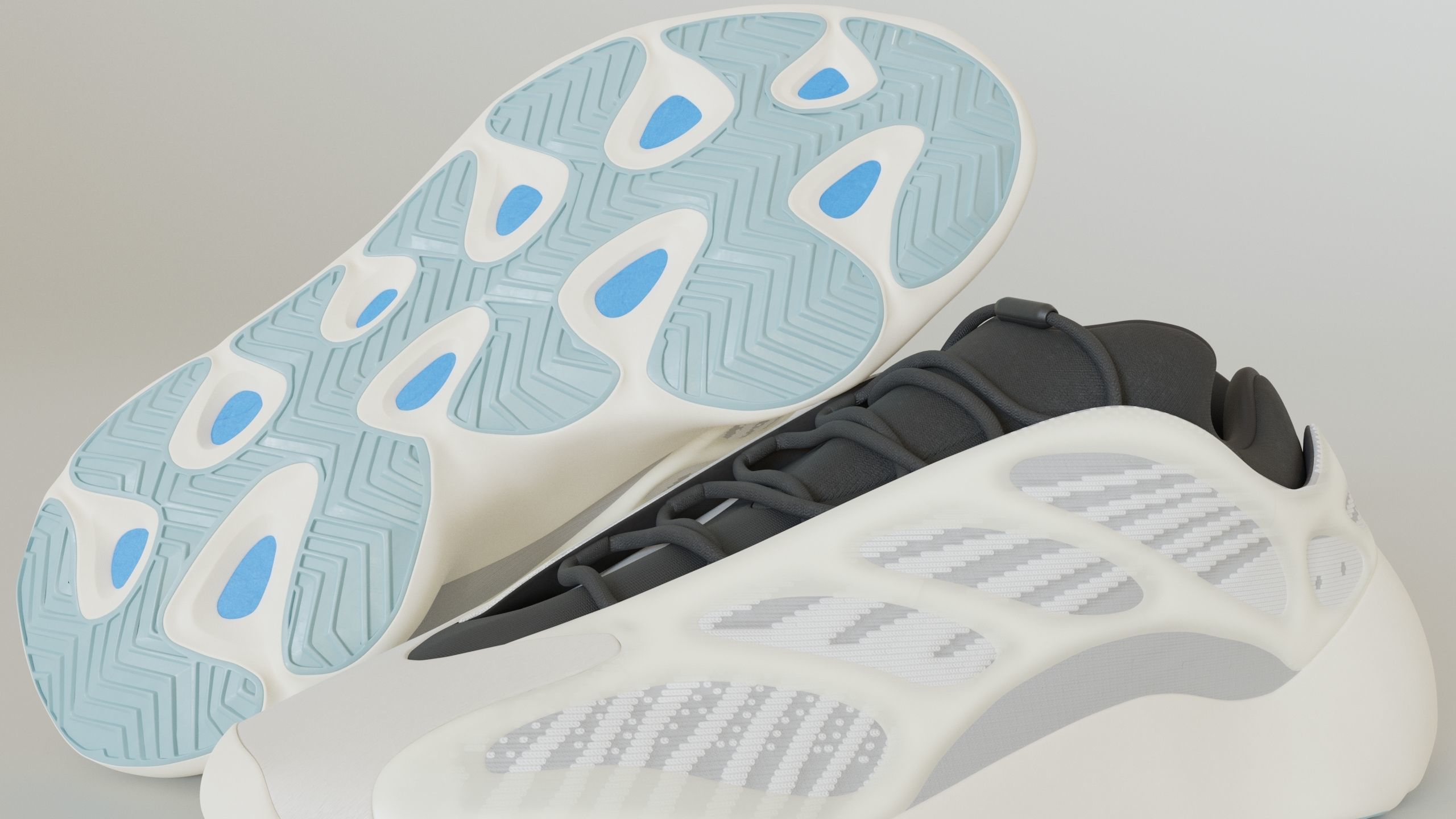 3D model Yeezy 700 v3 Azael VR / AR / low-poly | CGTrader