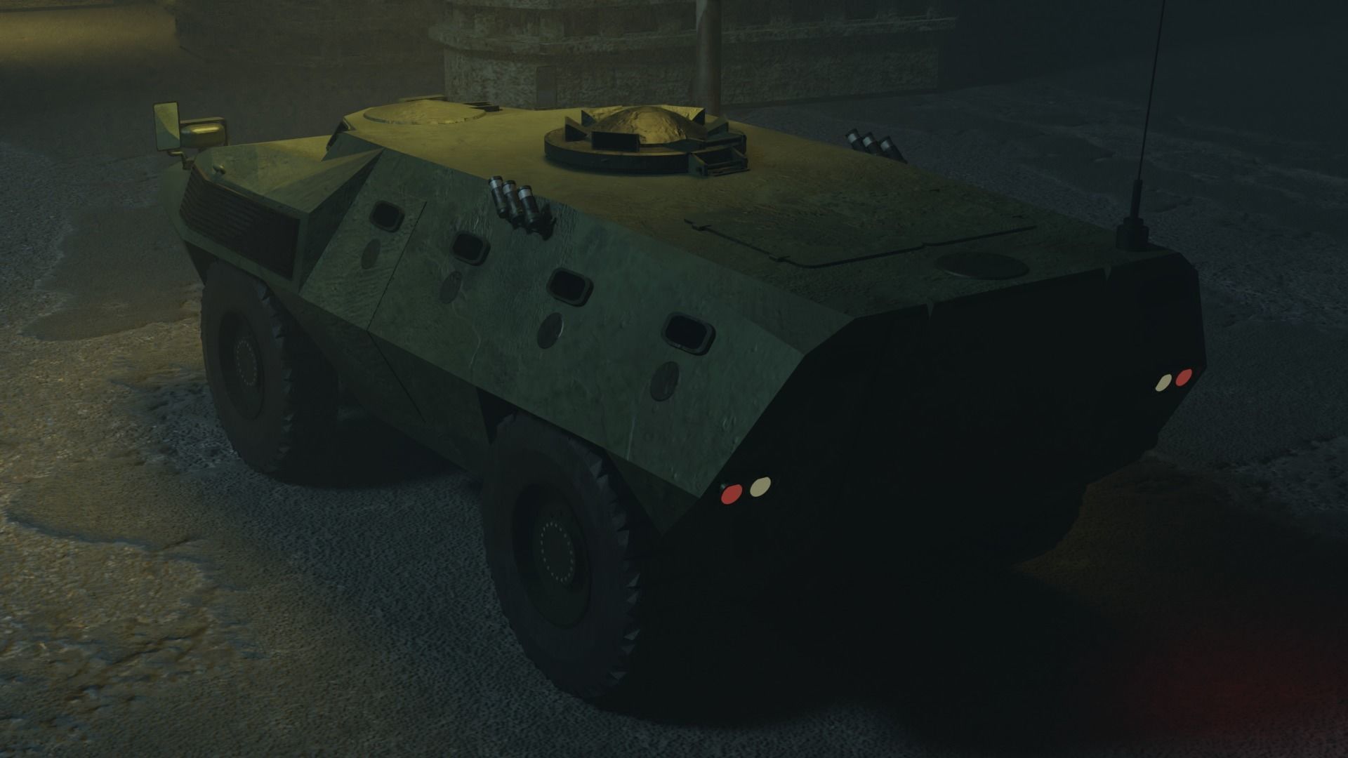 3D model Fiat 6614 - Wheeled Armoured Personnel Carrier VR / AR / low ...