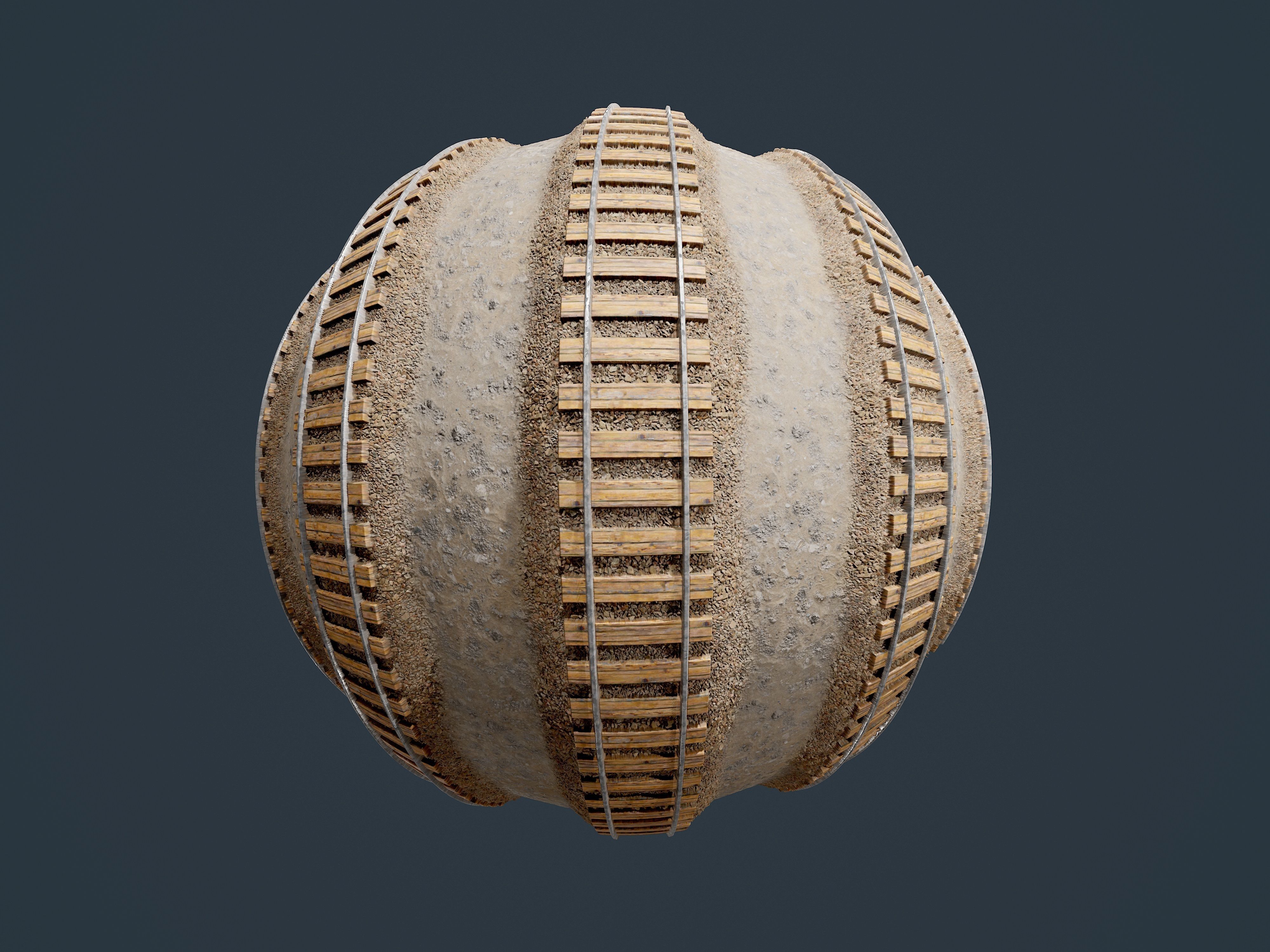 Train Tracks Seamless PBR Texture 02 Texture | CGTrader