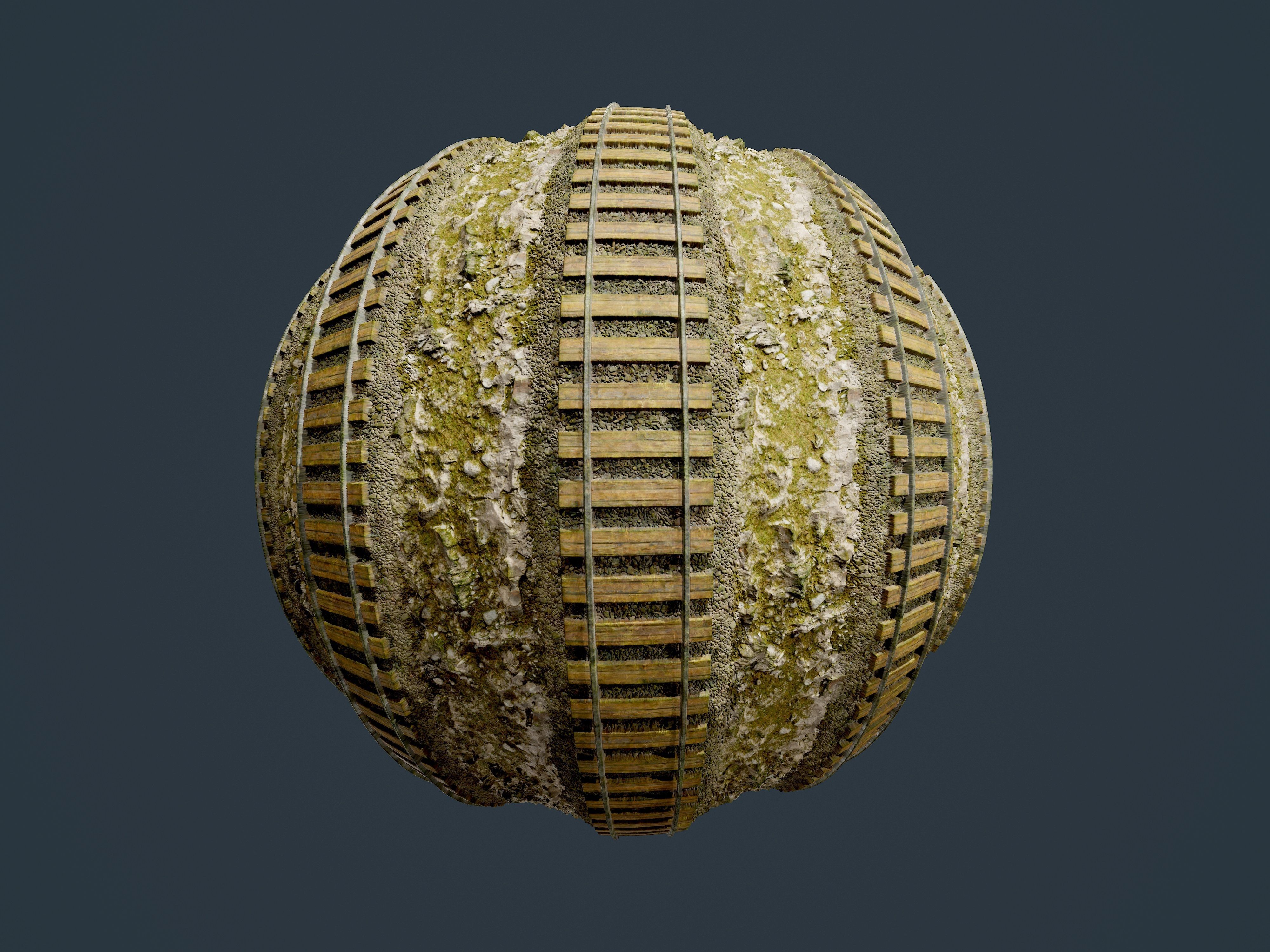 Train Tracks Seamless PBR Texture 04 Texture | CGTrader