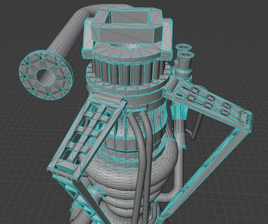 Space-X Raptor engine simplified 3D model 3D printable | CGTrader