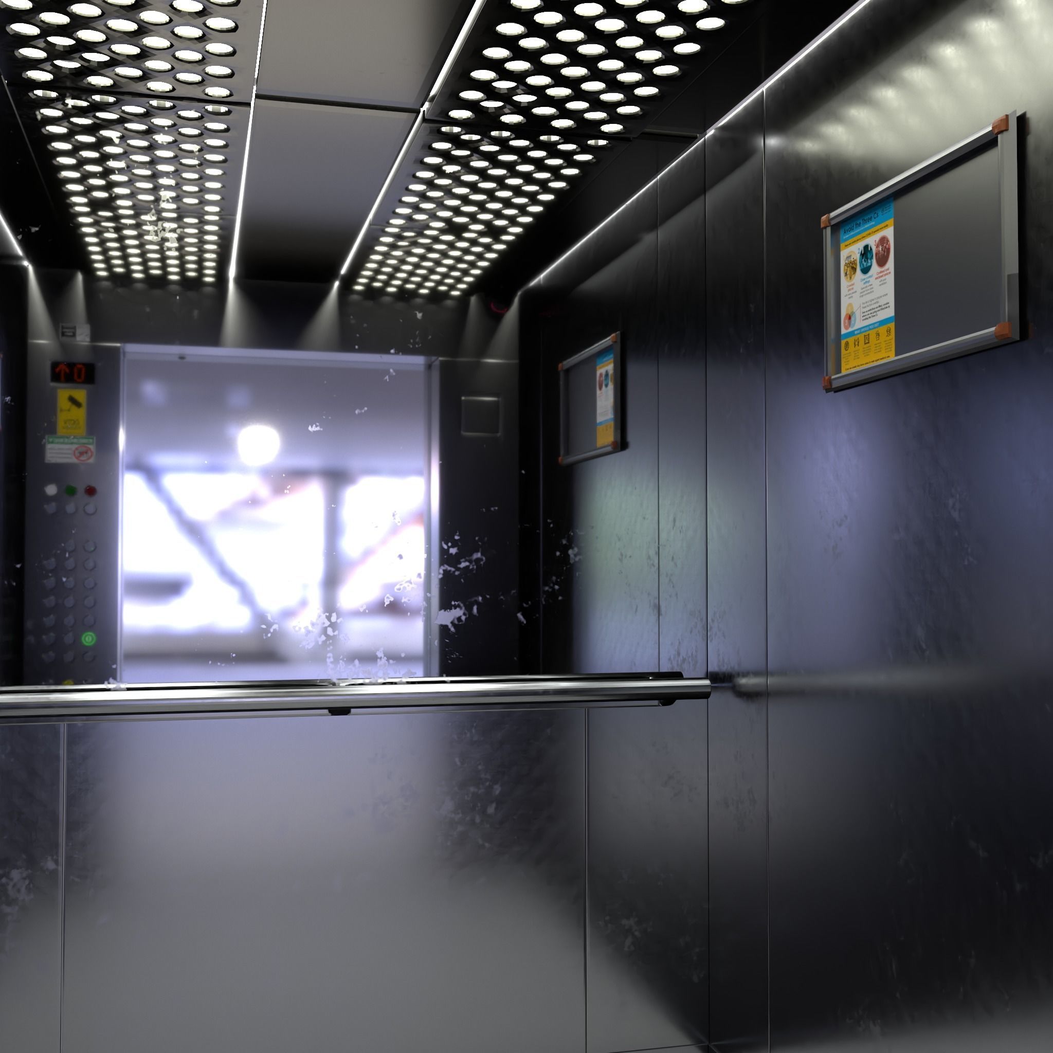 Realistic Elevator 3D model | CGTrader