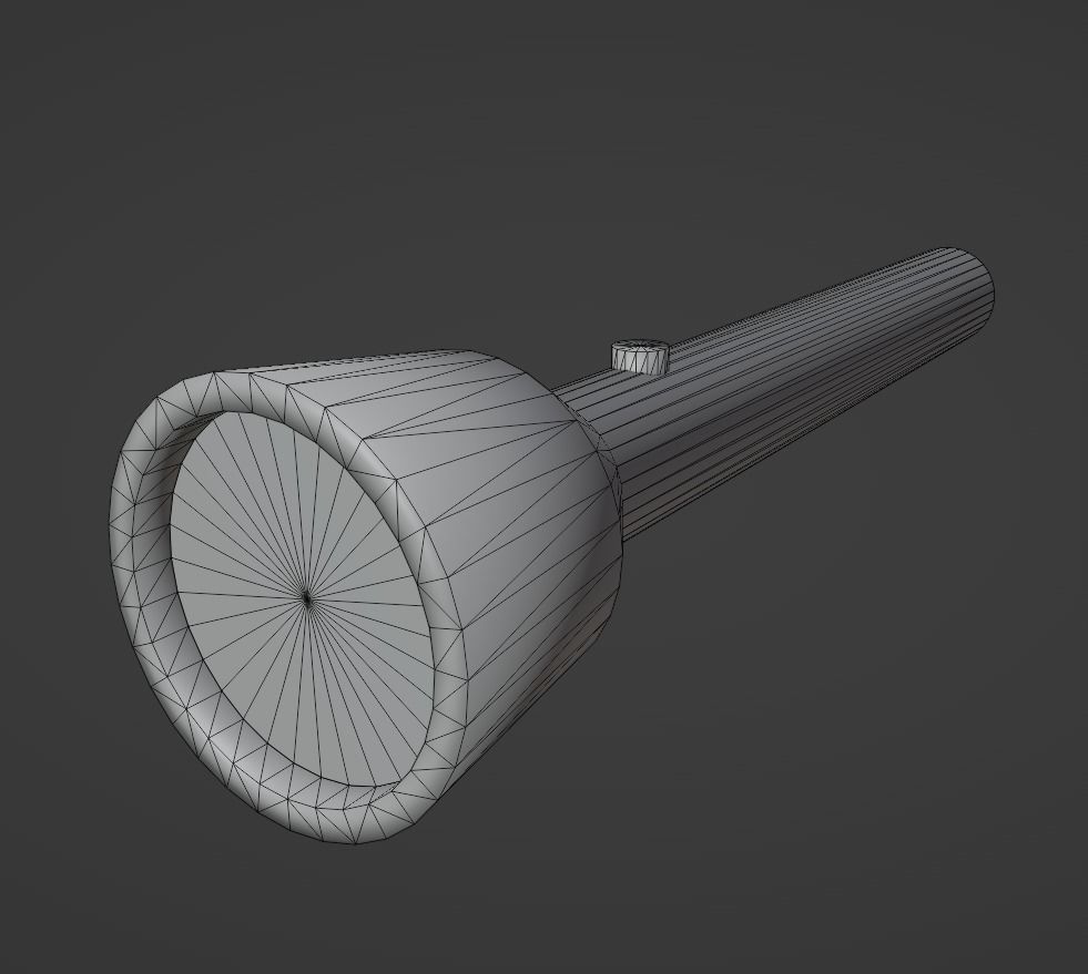 3D model Pocket LED flashlight VR / AR / low-poly | CGTrader