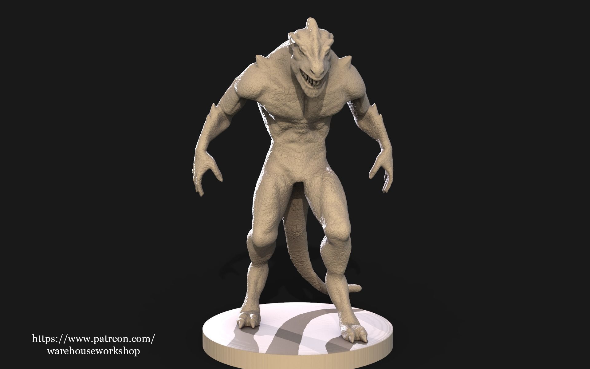 Lizard free 3D model 3D printable | CGTrader