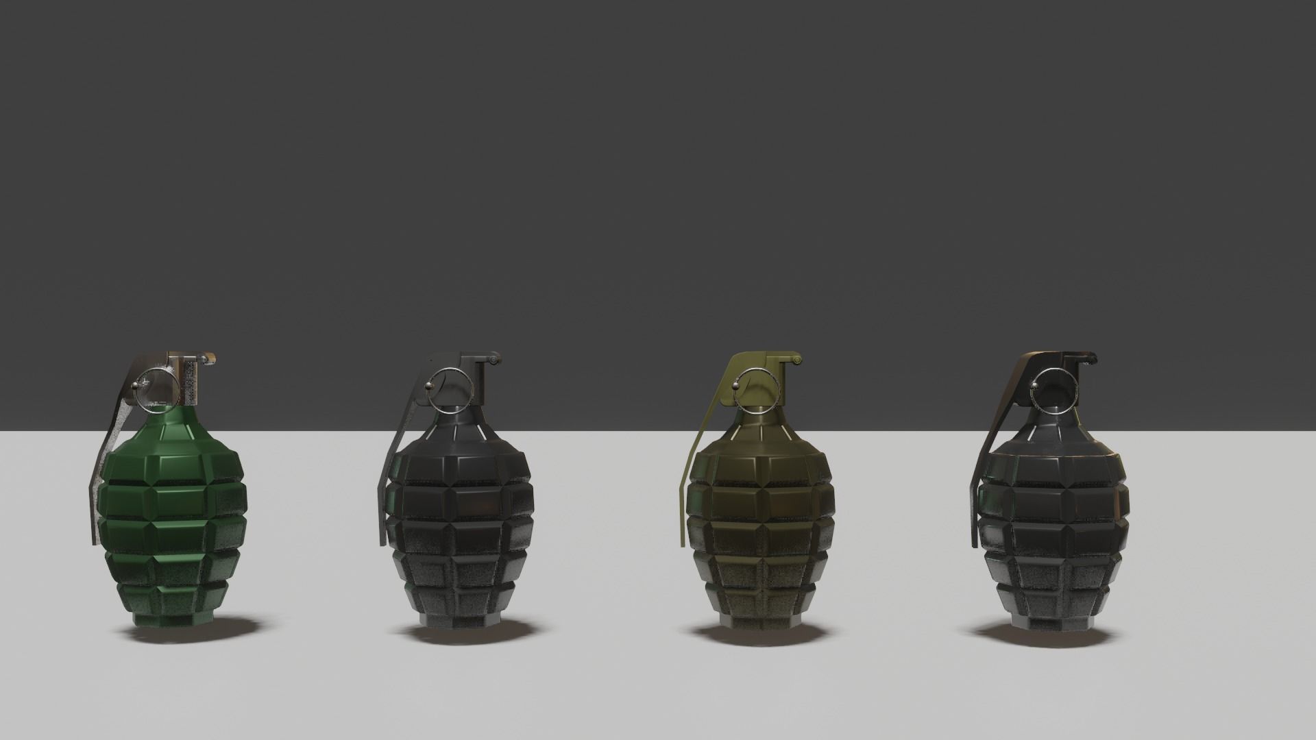 Hand grenades 3D model | CGTrader