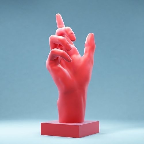 Hands 7 hand sculpture 3D model 3D printable | CGTrader