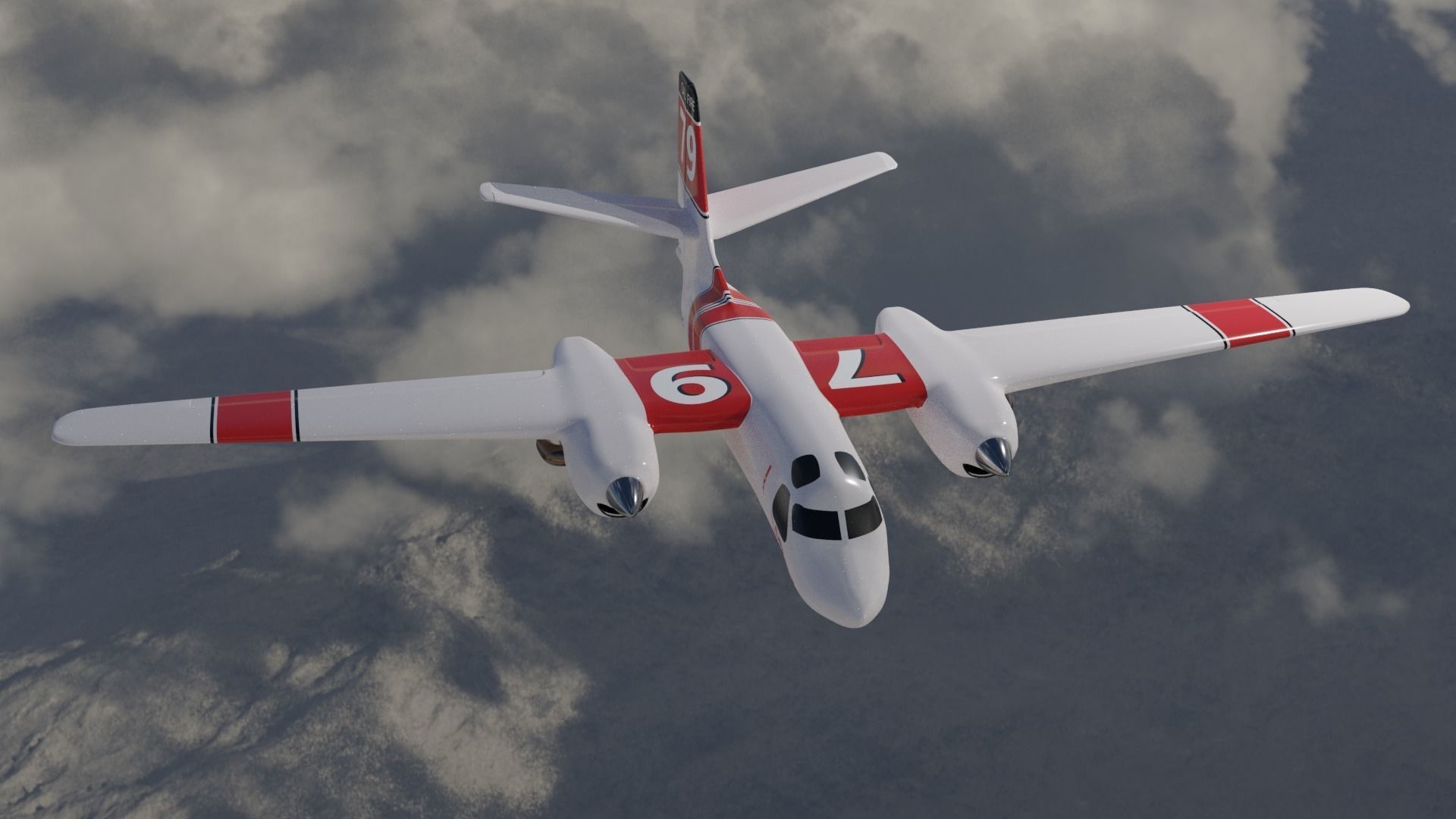 S-2T Cal Fire Bomber 3D model | CGTrader