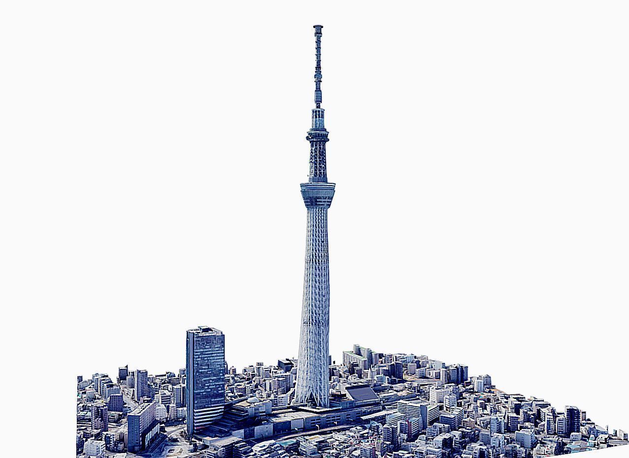 3D model Tokyo Skytree Tower VR / AR / low-poly | CGTrader