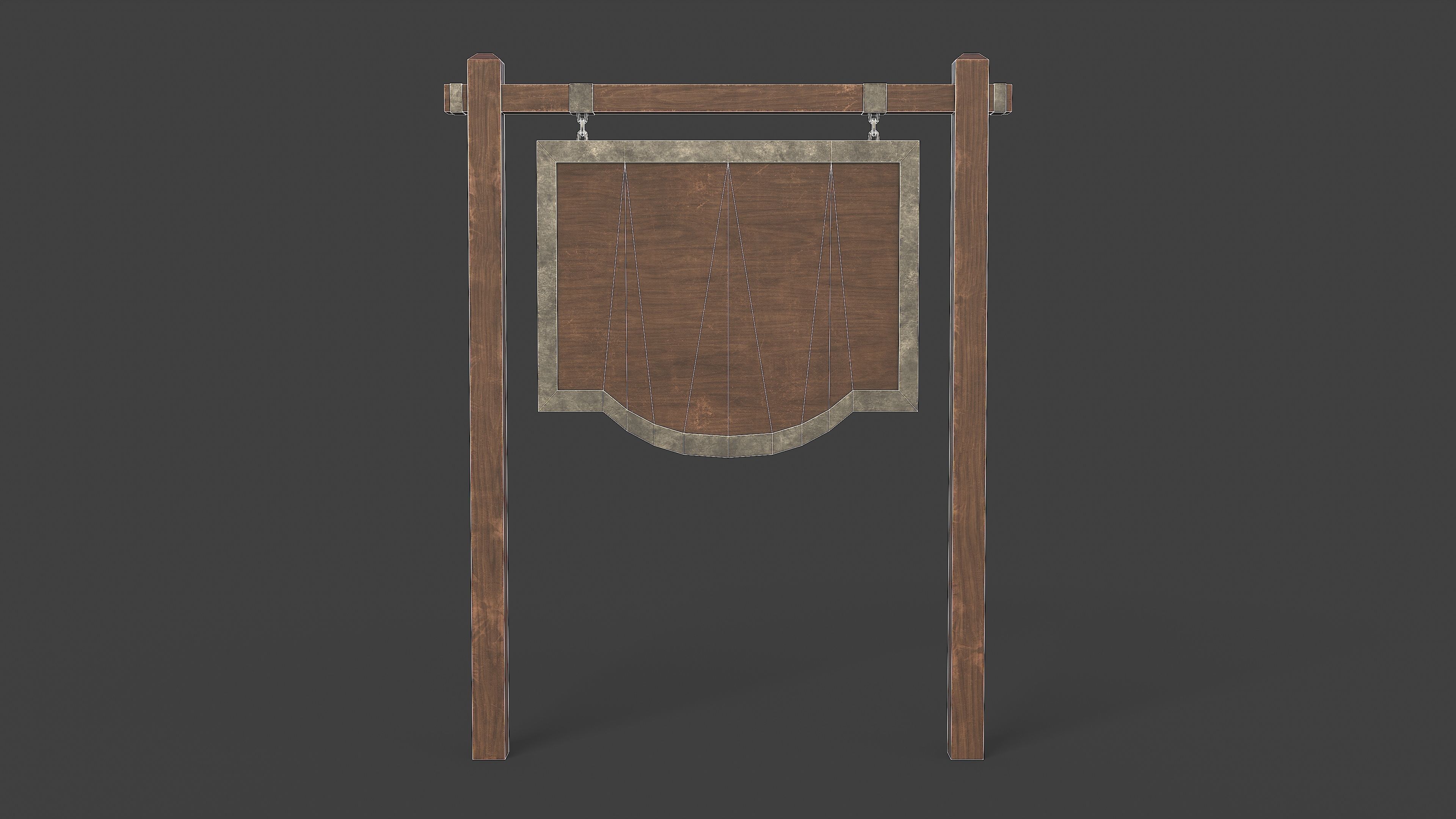 3D model Medieval Signboard v4 VR / AR / low-poly | CGTrader