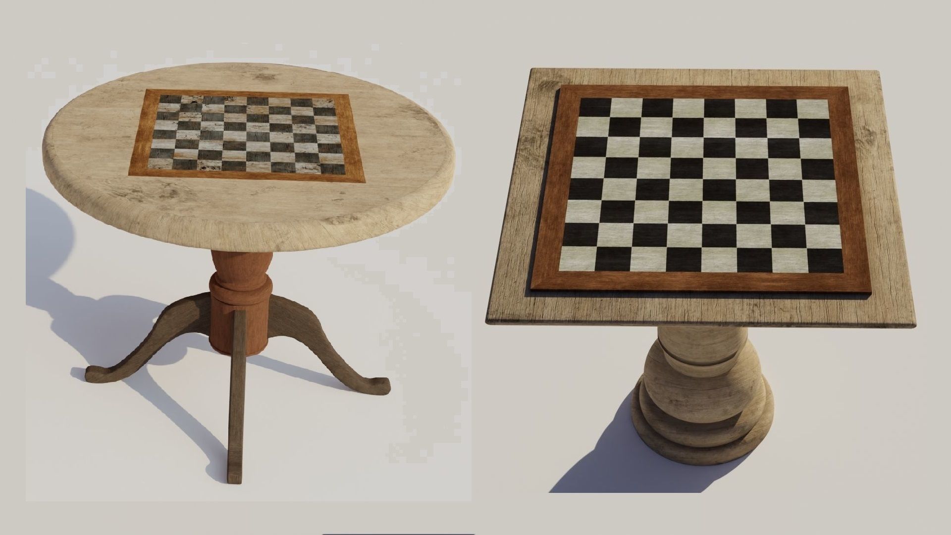 3D Model Collection Chess table 3D models VR / AR / low-poly | CGTrader