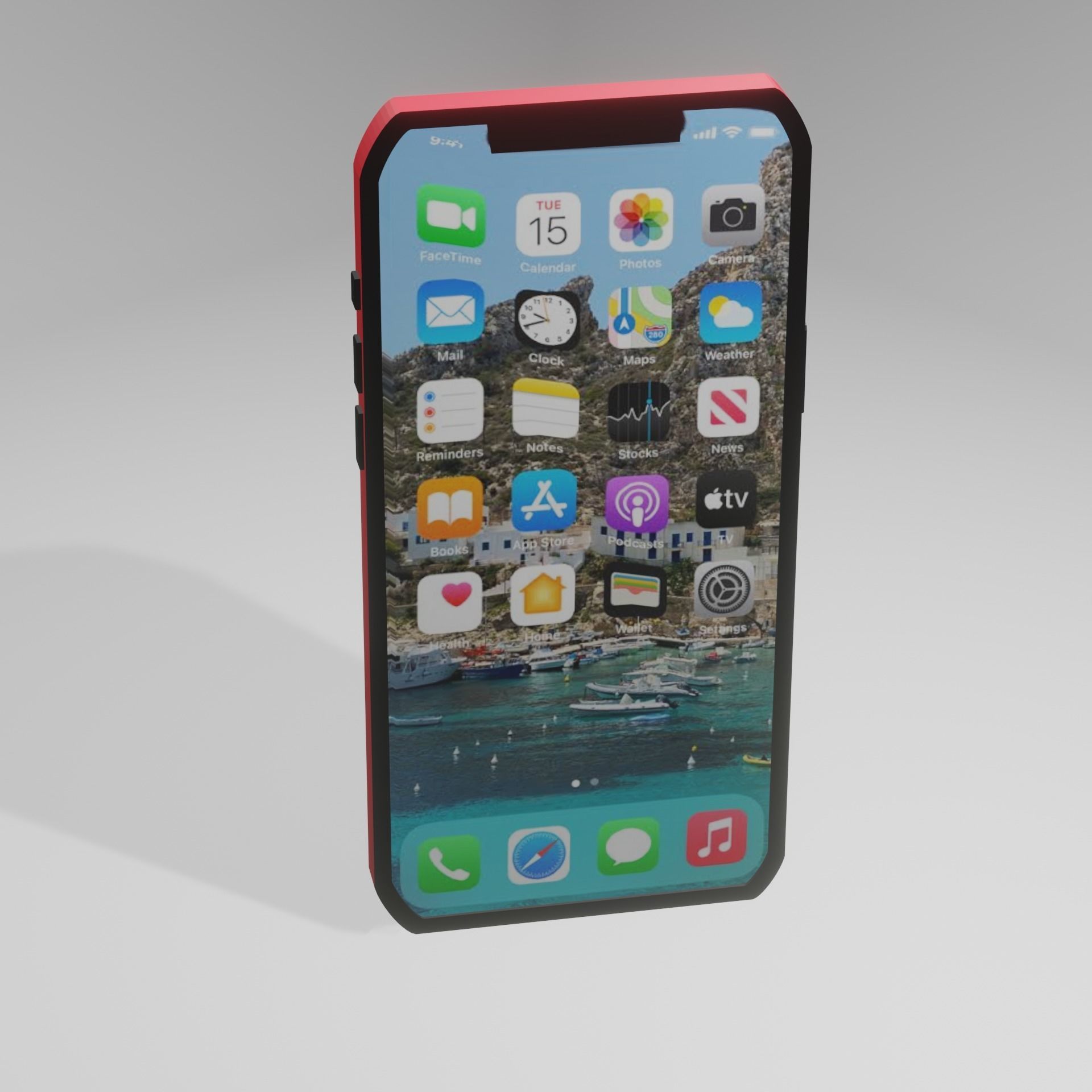Apple Phone 3D model animated | CGTrader