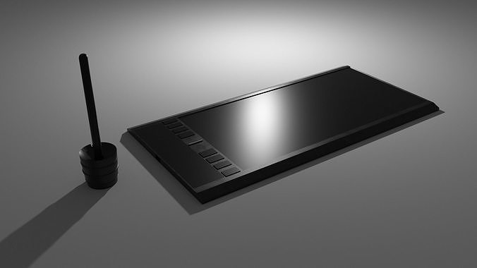 Graphics pen tablet free 3D model | CGTrader