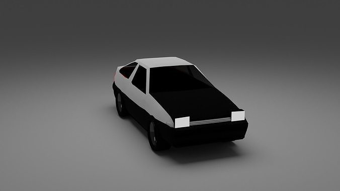 3D model Toyota AE86 VR / AR / low-poly | CGTrader