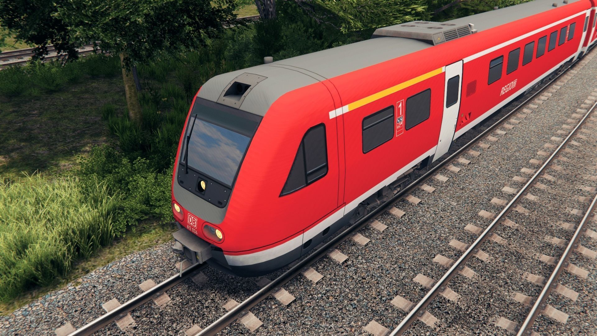 3D model Deutsche Bahn BR 612 VR / AR / low-poly | CGTrader