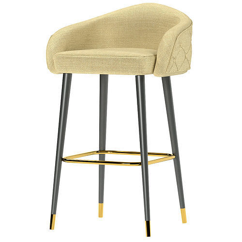 Deer Spring Bar Stool 3D model | CGTrader