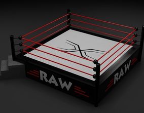 Low-poly Boxing ring 3D Models | CGTrader