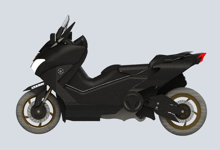 Yamaha Tmax 560 3D model | CGTrader
