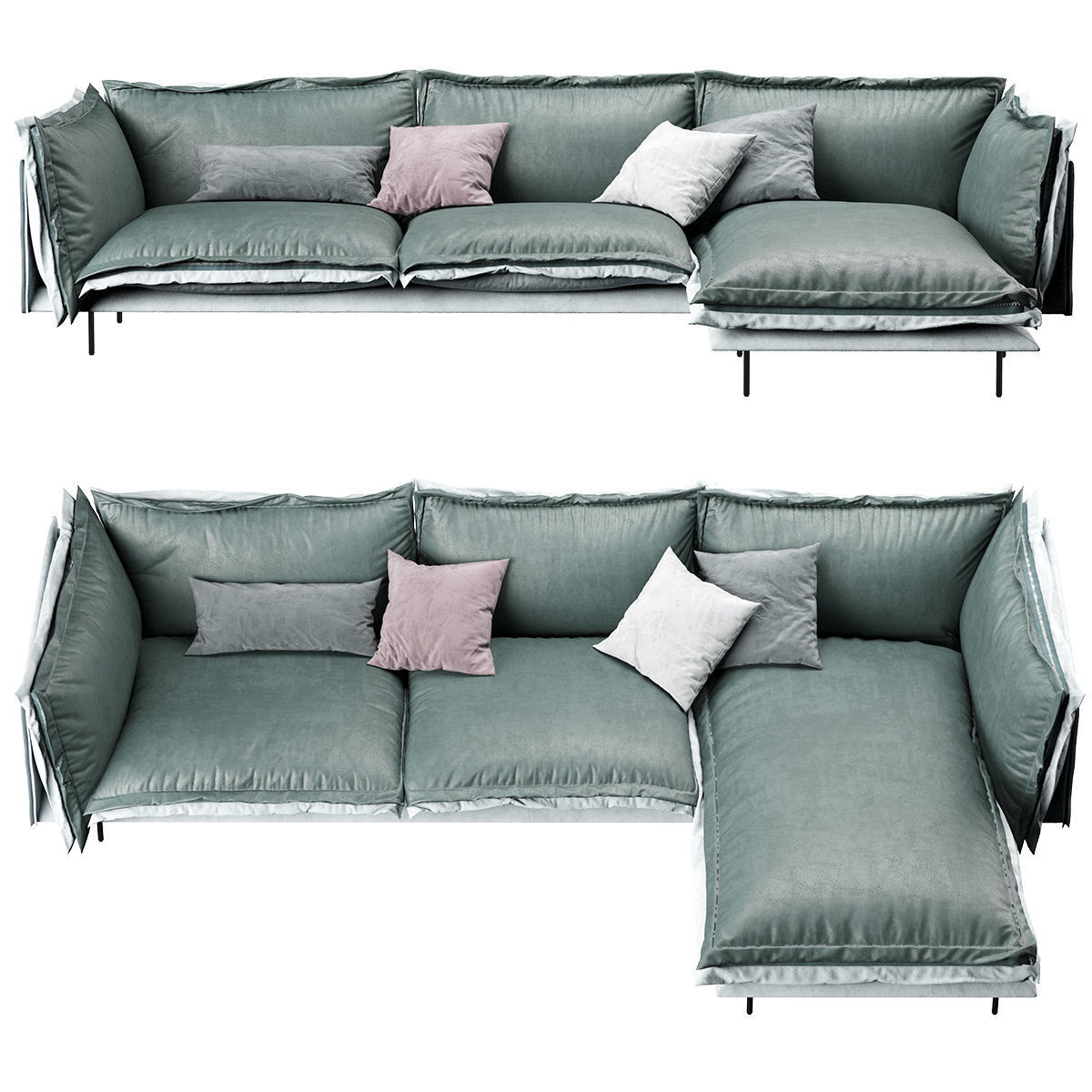 Auto-Reverse Corner Sofa 3D model | CGTrader