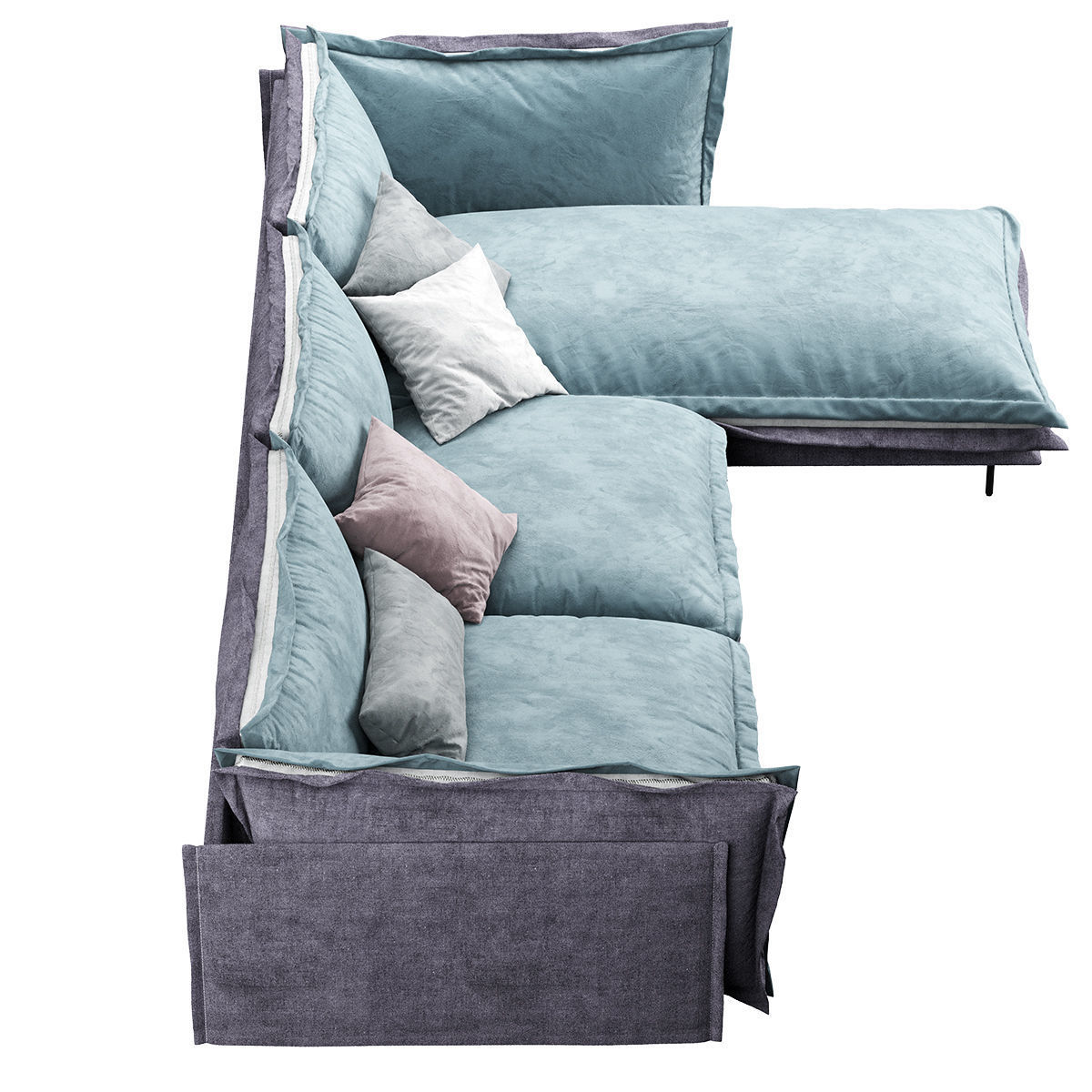 Auto-Reverse Corner Sofa 3D model | CGTrader