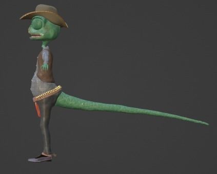 3D model 3D Model Of Rango VR / AR / low-poly | CGTrader