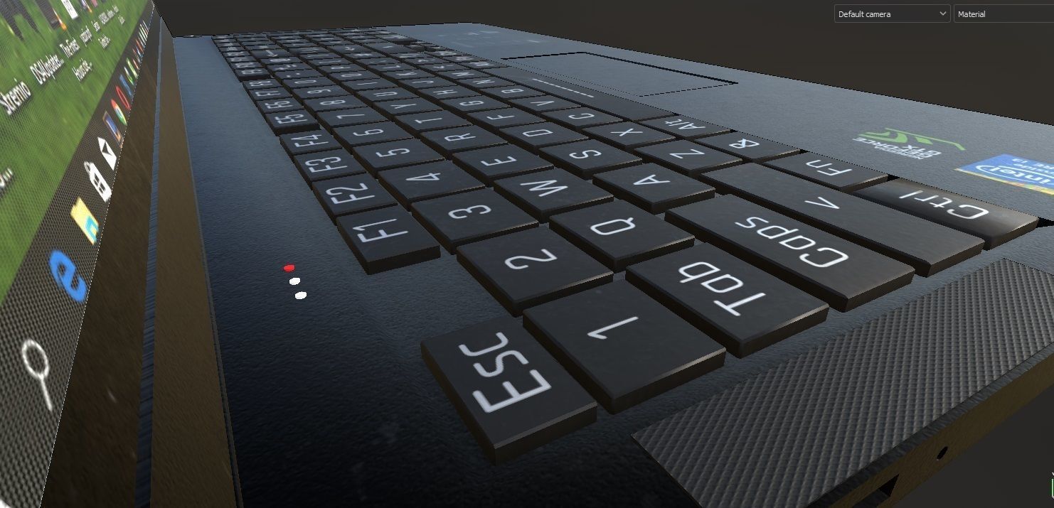 Laptop Notebook iBook free 3D model | CGTrader