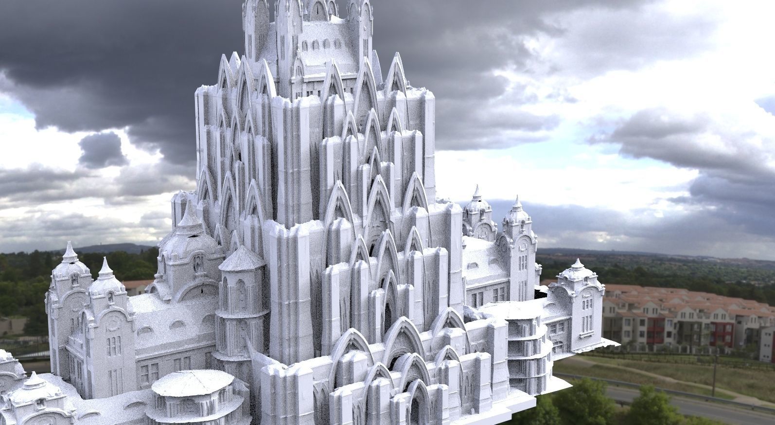 Mines of Moria Dwarf Architecture Kitbash 3D model | CGTrader