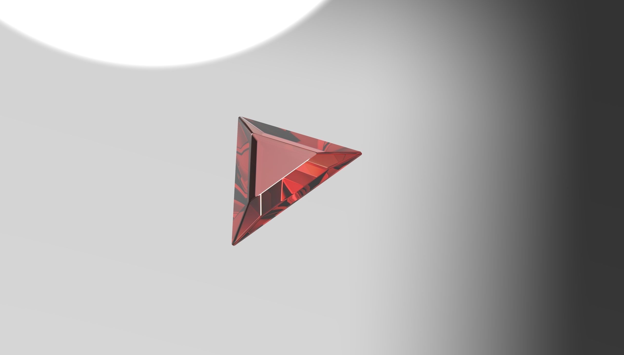 YouTube 100 Million subscribers Red-Diamond Play Button Award 3D model ...