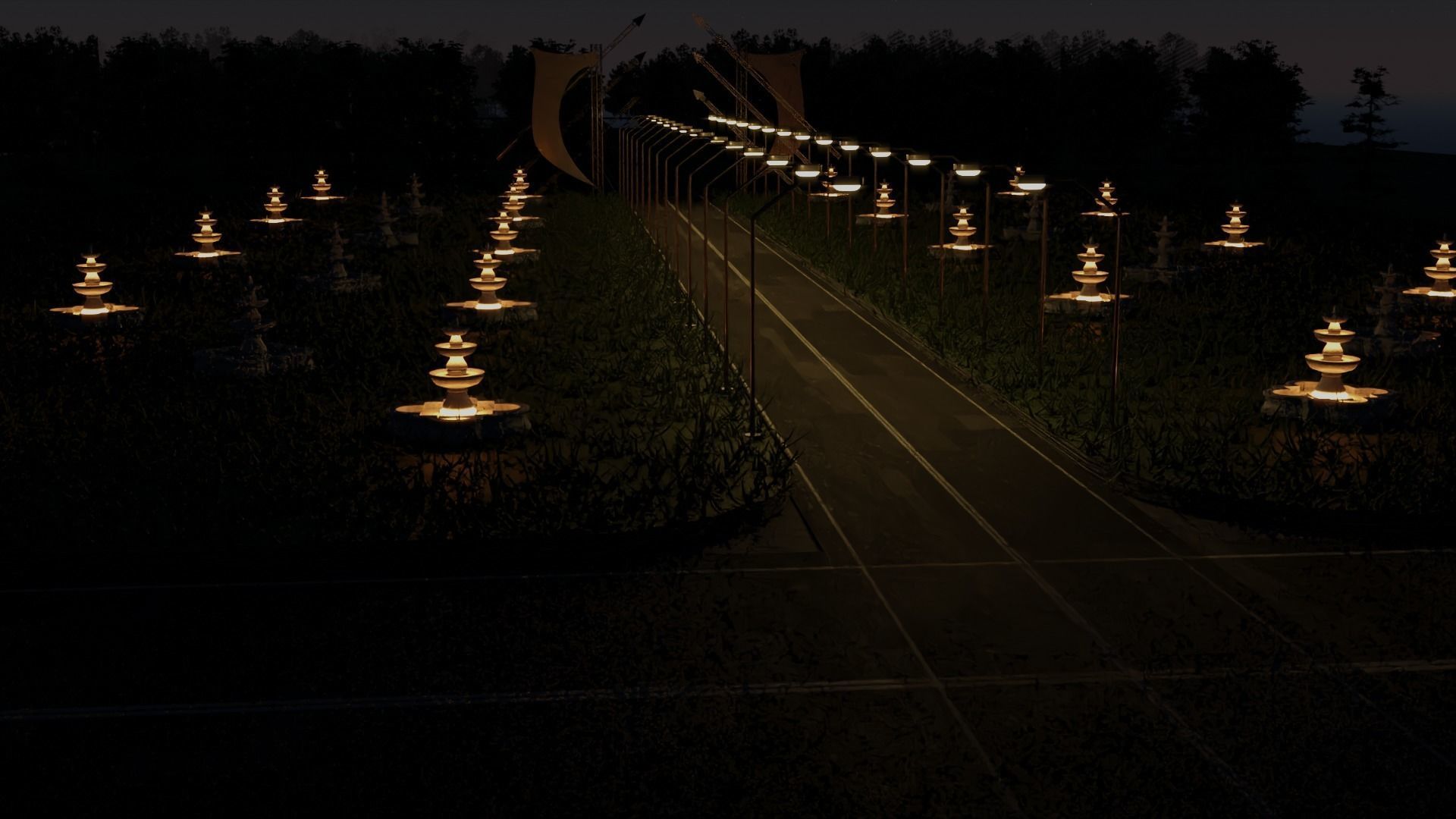 Walk Path Landscape 3D model | CGTrader