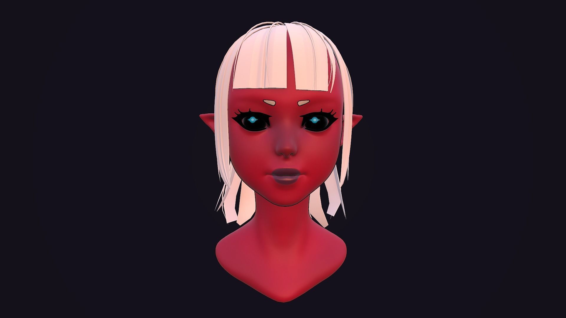 Stylized Demon Girl 3D model | CGTrader